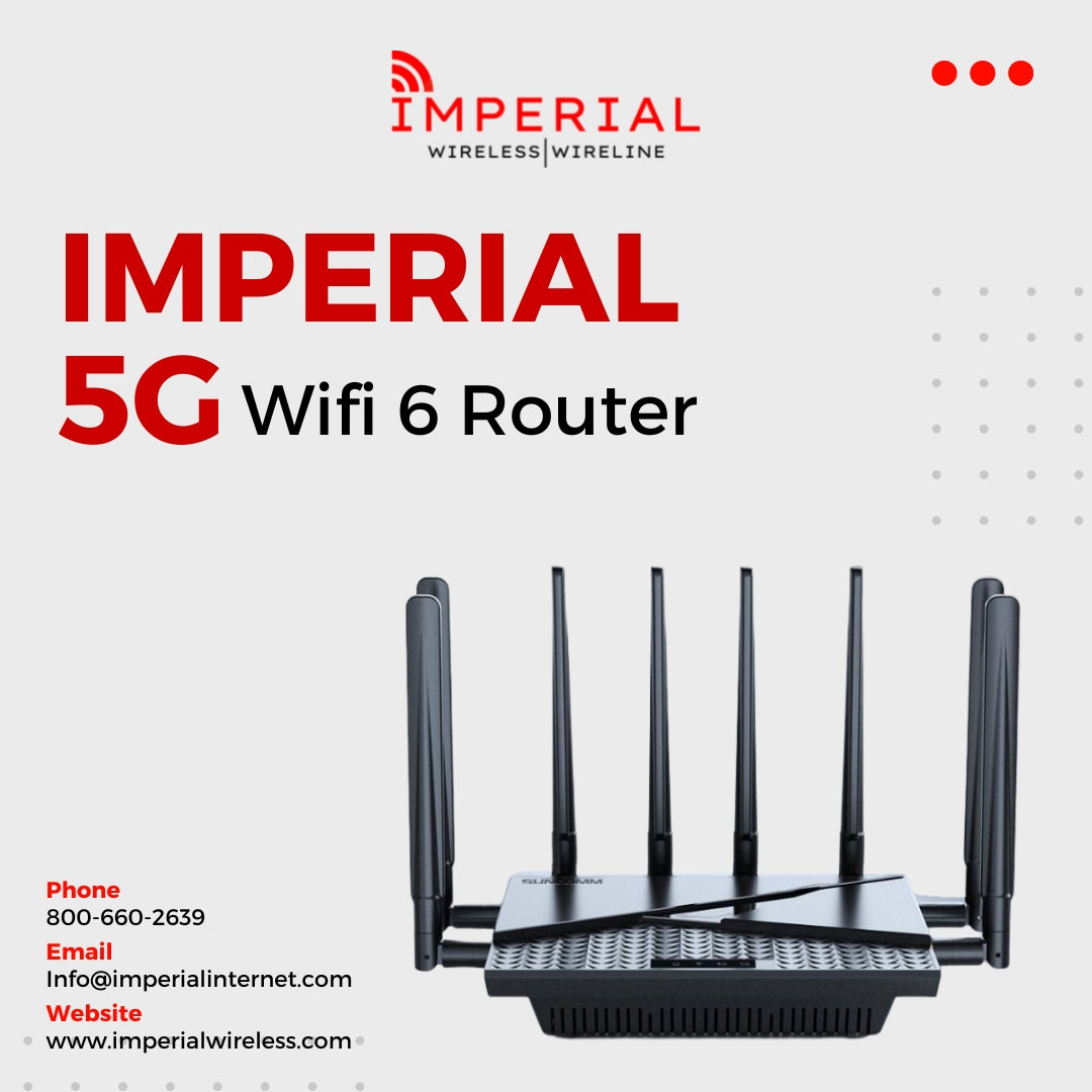 5G Wi-Fi 6 Router: Fast and Future-Proof – IMPERIAL WIRELESS
